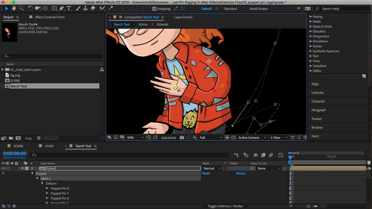 Puppet Pin Rigging in After Effects